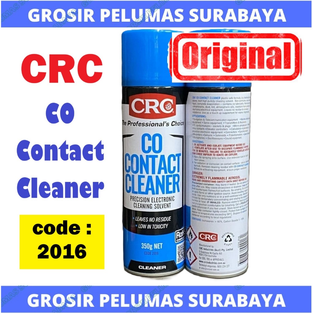 Jual Original CRC Co Contact Cleaner code 2016 520ml / Contact Cleaner ...