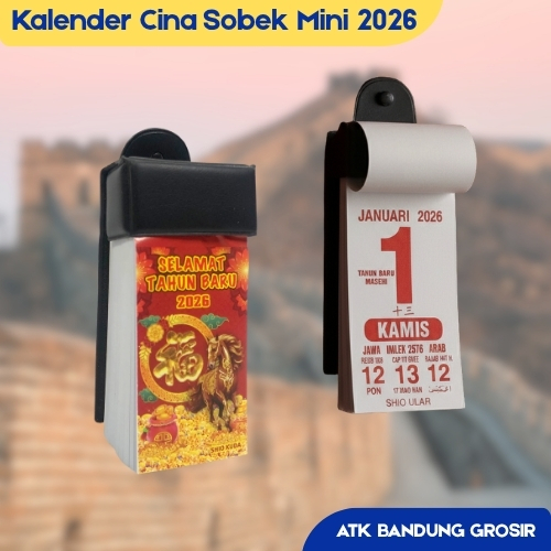 Jual Kalender Blok Harian China Ukuran Kecil Tahun 2026 Model Sobek ...
