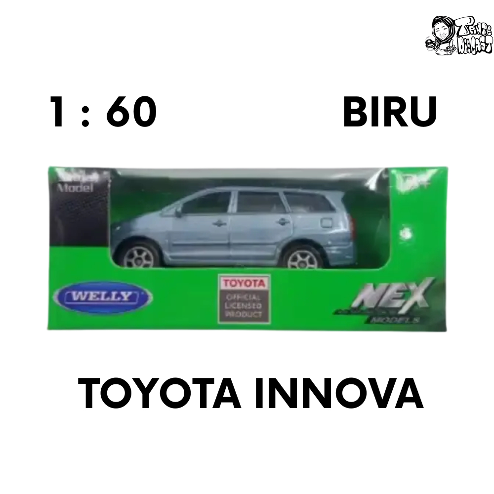 Jual Welly 1 : 60 Nex New Exploration Of Models Toyota Innova | Shopee ...