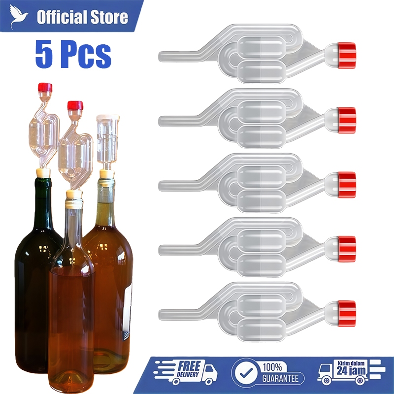 Jual Alat Fermentasi Wine Plastik Airlock Fermentasi Galon Alat ...