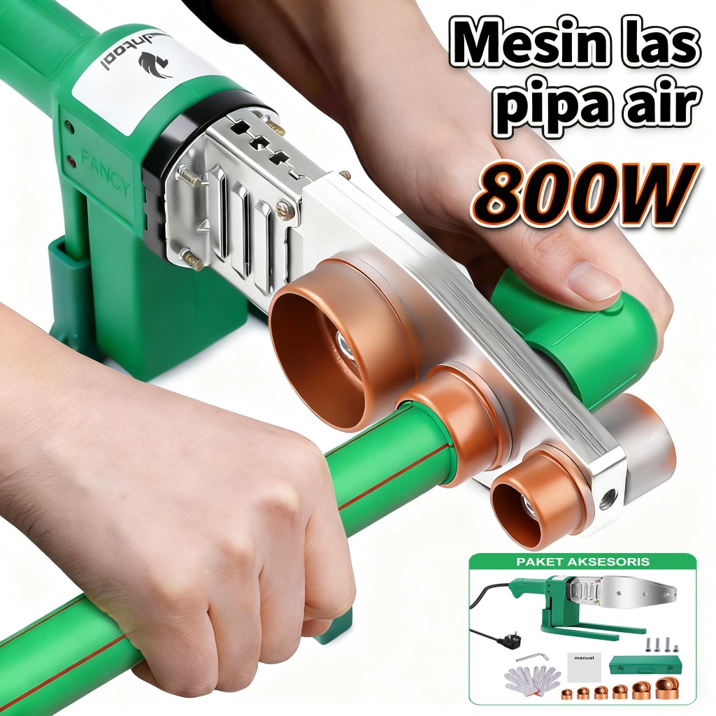 Jual VICTOOL 800W Mesin pelebur pipa yang cocok untuk pipa PPR/PP/PE ...
