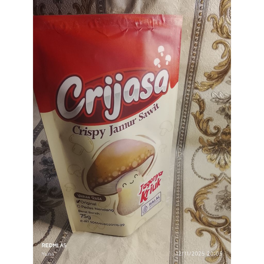 Jual Cemilan Crispy Jamur Sawit Crijasa–Snack Sehat dan Renyah dari ...