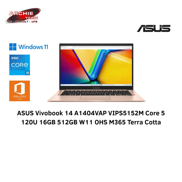 Jual ASUS Vivobook 14 A1404VAP-VIPS5152M Intel Core 5 120U 16GB(2x8 ...