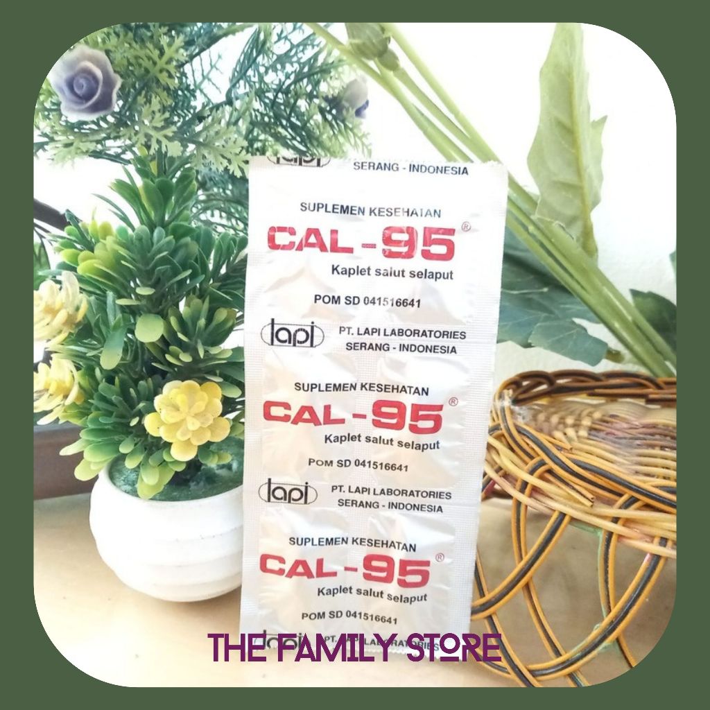 Jual CAL - 95 / Tablet Kalsium untuk ibu hamil, menyusui dan lanjut ...