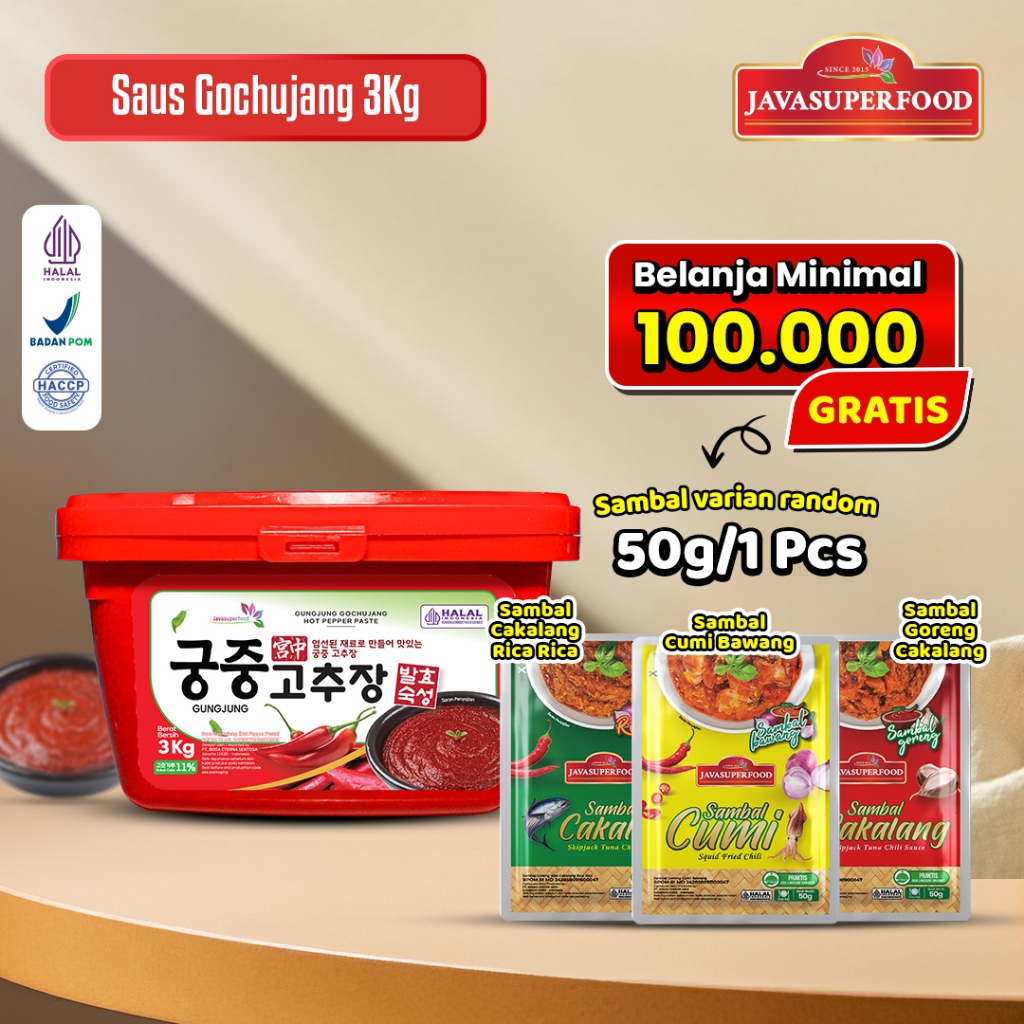 Jual HALAL GUNGJUNG GOCHUJANG HOT PEPPER TASTE / PASTA CABAI PEDAS ...