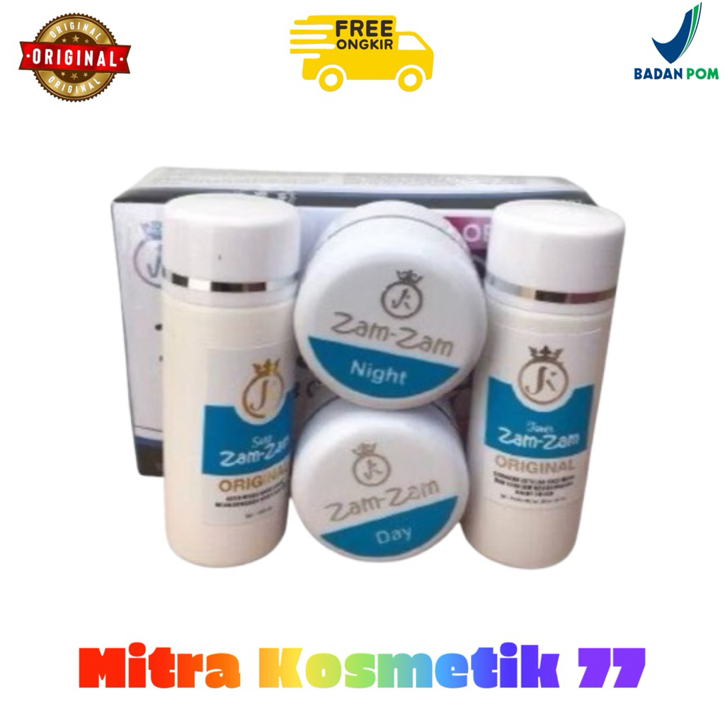 Jual Cream Whitening Glow Set Zam2jk Original Asli Bpom | Shopee Indonesia