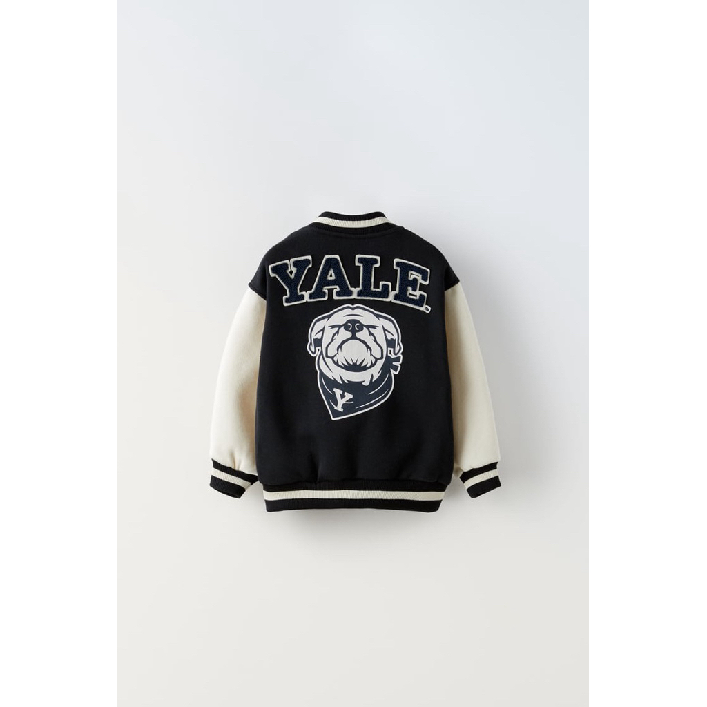 Jual ZARA - Yale Varsity Jacket | Shopee Indonesia