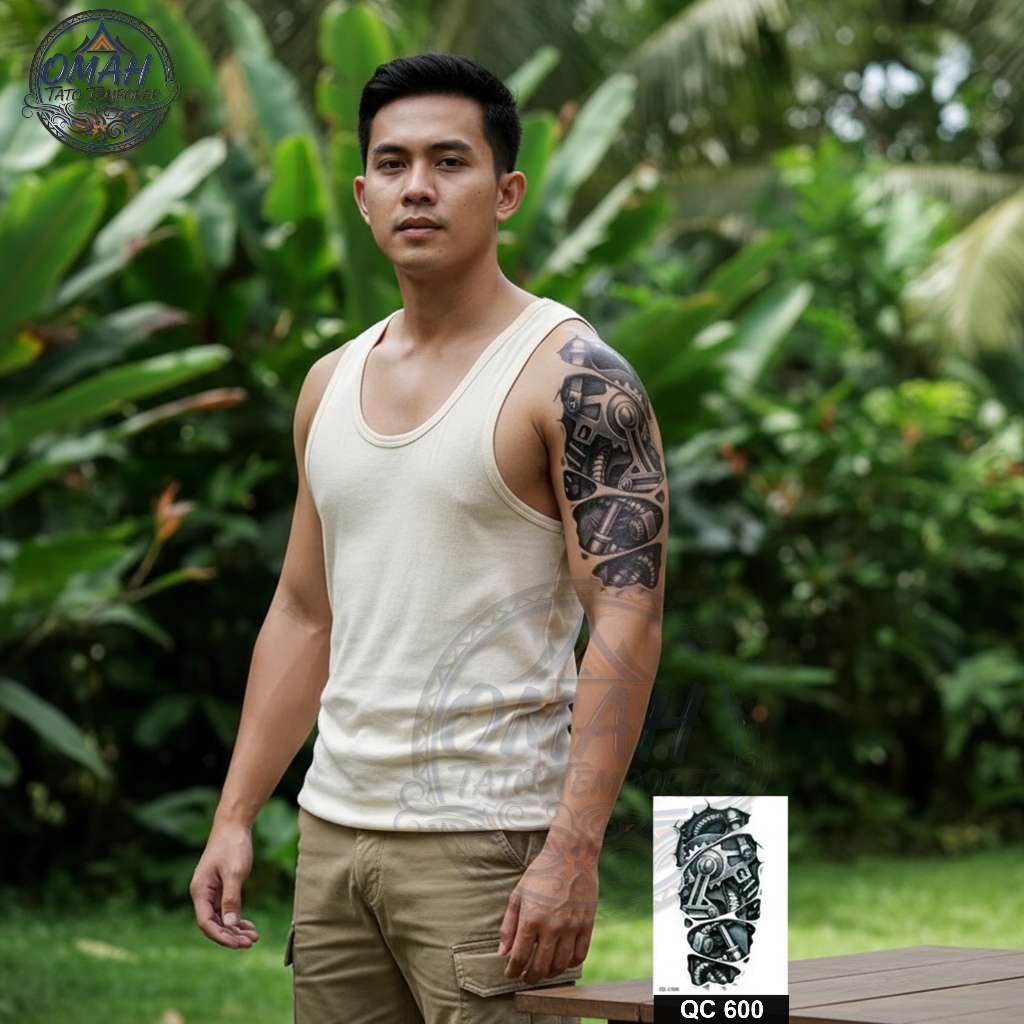 Jual Stiker Tato Temporer Sementara Tatto Temporary Waterproof Lengan ...