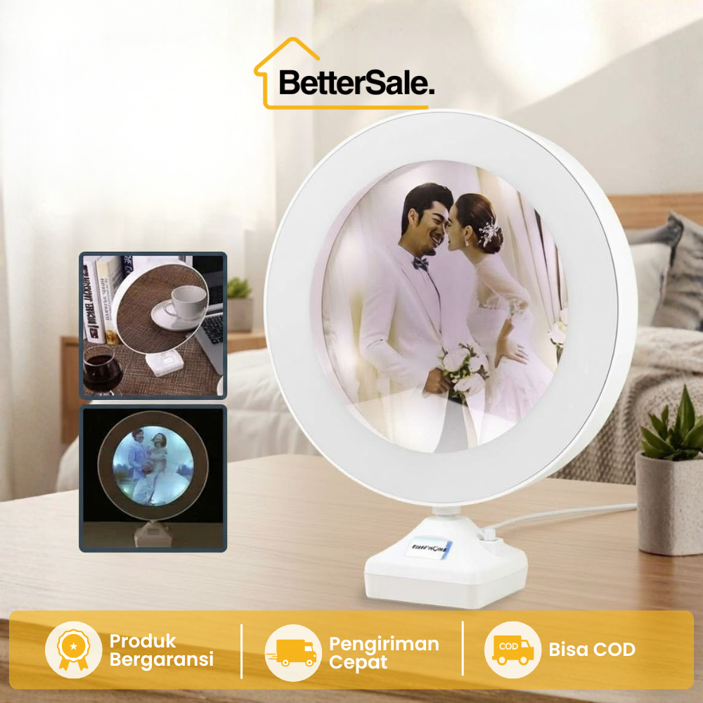 Jual TaffHOME Cermin Magic Mirror LED dengan Photo Frame Estetik Modern ...