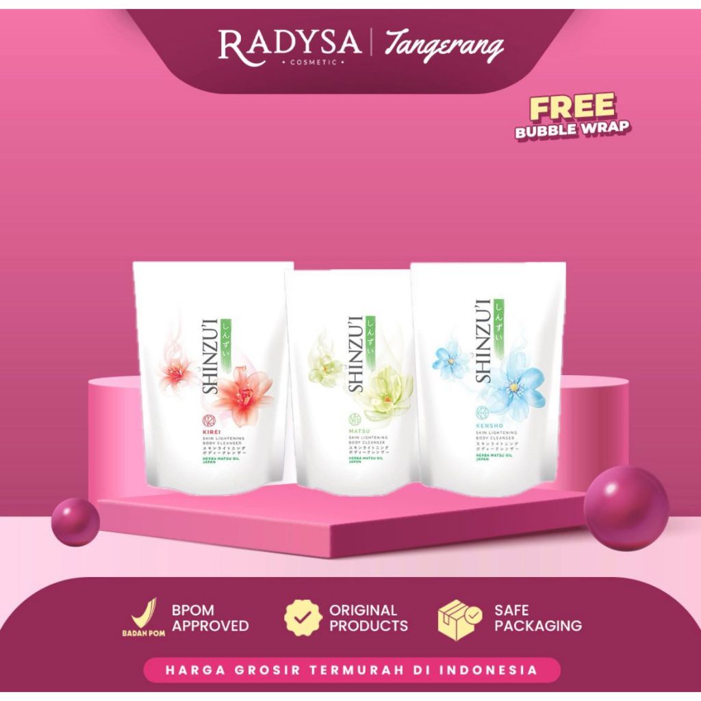 Jual RADYSA TGR - SHINZUI Sabun Cair Refil 180ml 380ml 900ml / Sabun ...