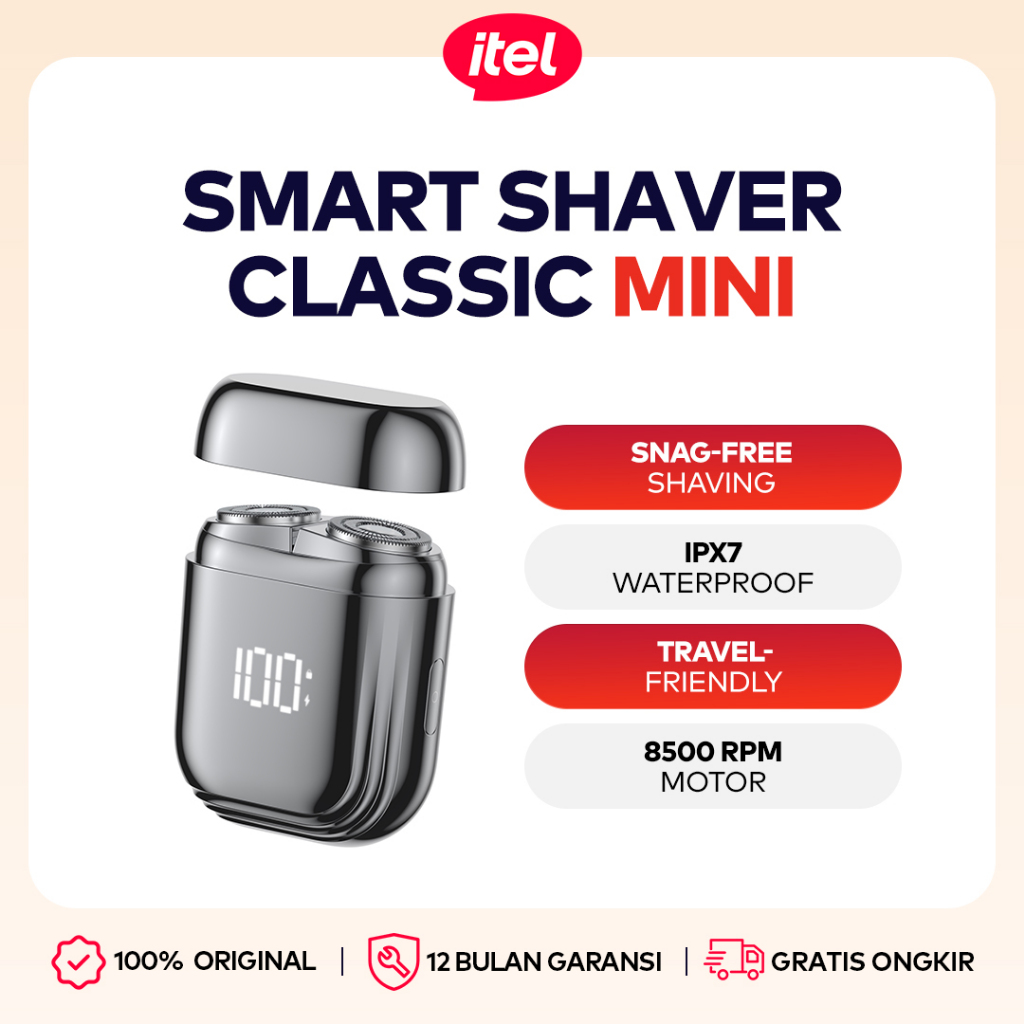 Jual itel Classic Mini Shaver | Cukur Elektrik Mini Portable dengan ...