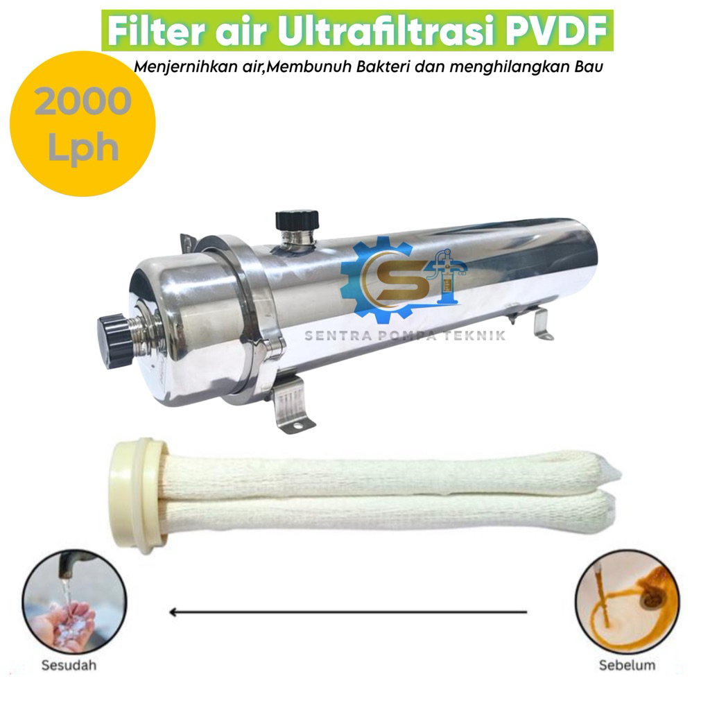 Jual ultrafiltrasi pvdf 2000 Membrane Ultrafiltrasi PVDF UF 2000 LPH ...