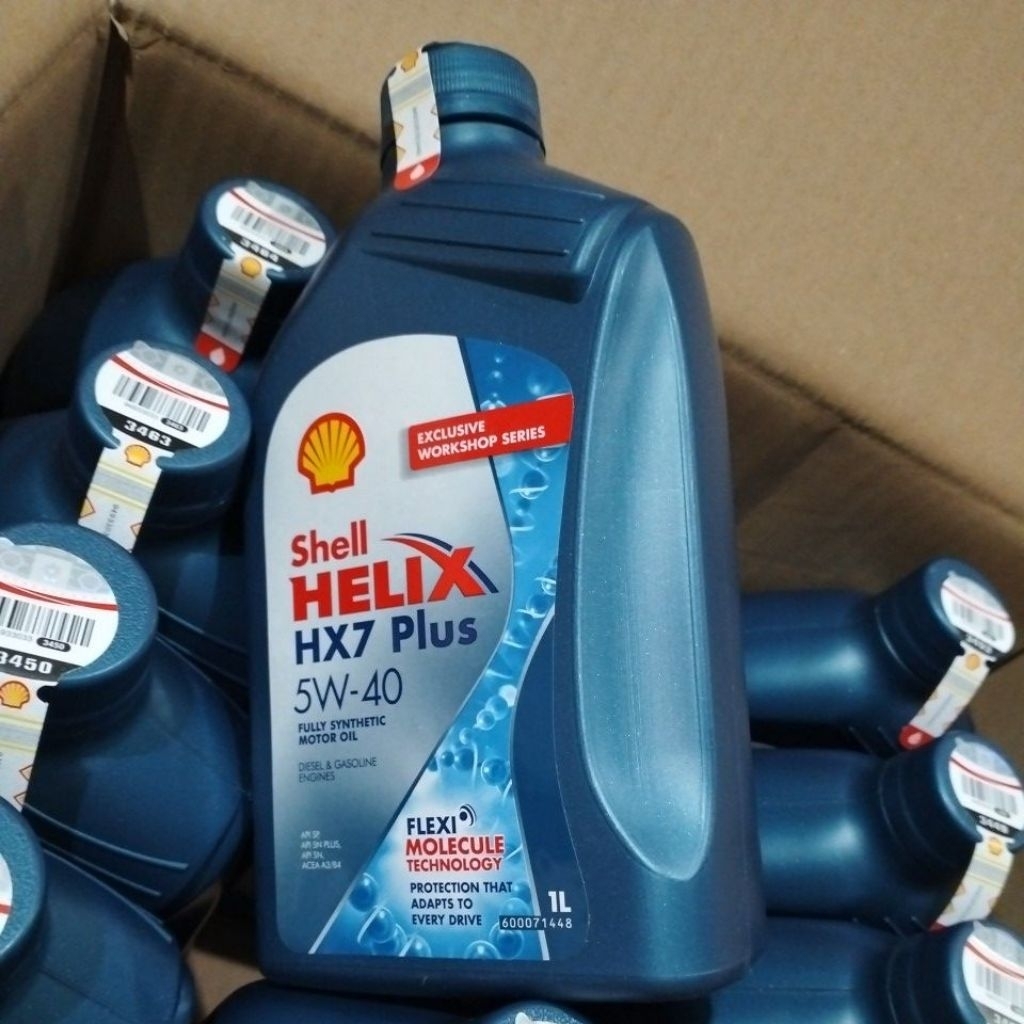 Jual ( 1 DUS ) OLI SHELL HELIX HX7 PLUS 1LITER ISI 12 BOTOL 5W-40 ...