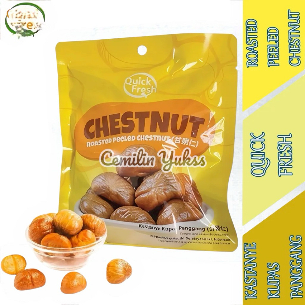 Jual Quick Fresh Chestnut 100g Quick Fresh Roasted Peeled Chestnut ...