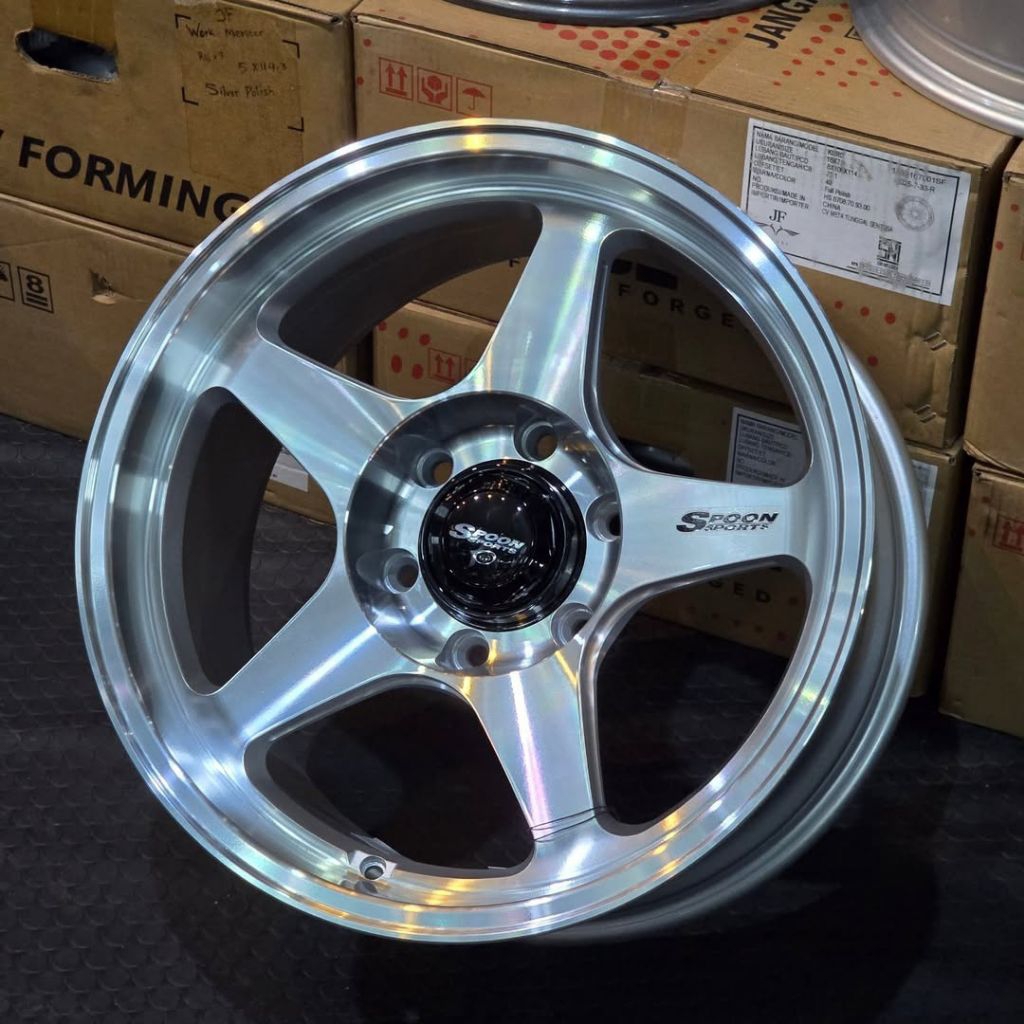Jual velg spoon yusta Thailand r18 lebar 9 velg mobil ring 18 pajero ...