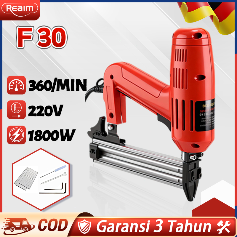 Jual Reaim Mesin Paku Tembak F30 Pistol Paku Brushless/Pistol ...