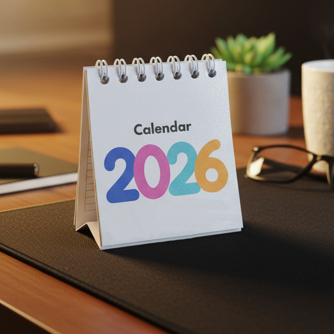 Jual Kalender Meja Mini 2026 - Stand Calendar | Shopee Indonesia