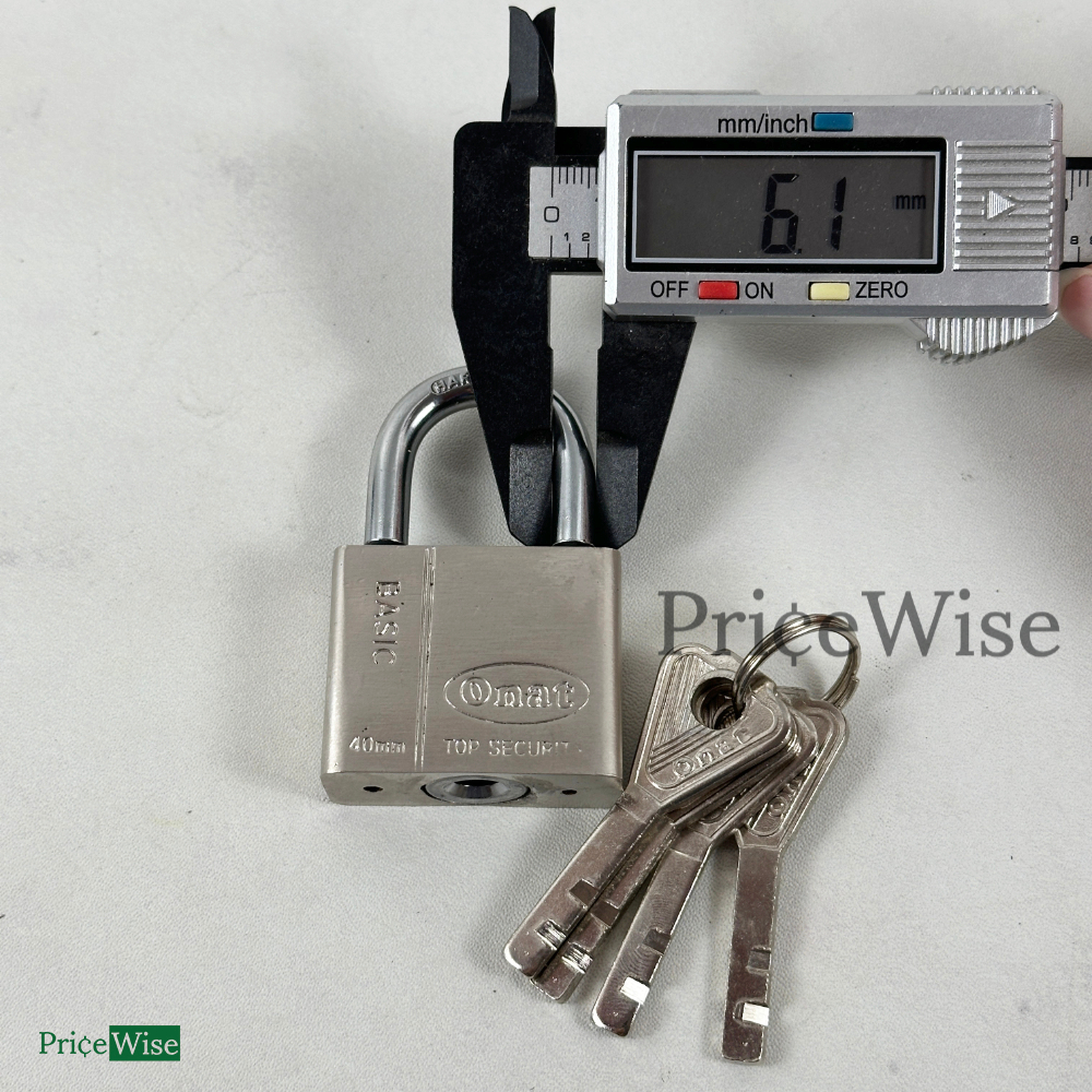 Jual Gembok Nikel Satin 40 mm Pendek Onat / Heavy Duty Padlock 40mm ...