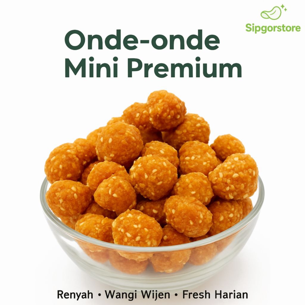 Jual Onde onde mini kering wijen_Renyah dan Gurih | Shopee Indonesia