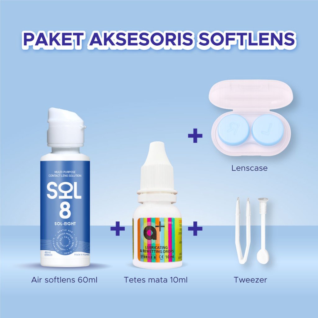 Jual Paket Pemula Exoticon Cairan Softlens/Perendam Soflen + Tetes Mata ...