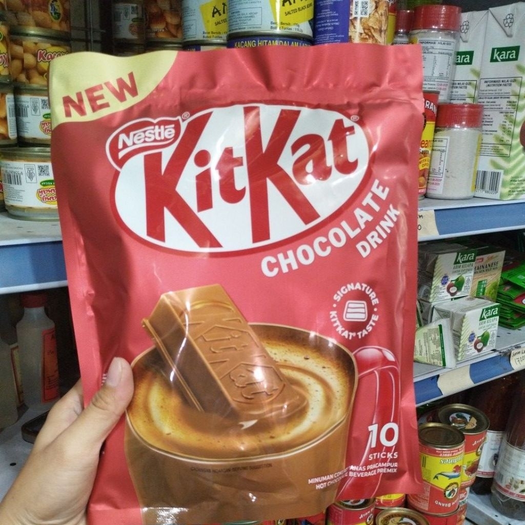 Jual Kit Kat HOT CHOCOLATE DRINK Malaysia (10 sachet) exp 07/2026 ...