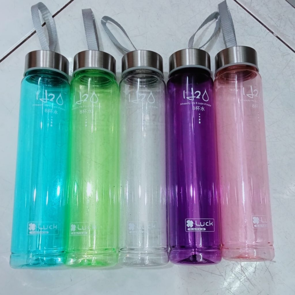 Jual BOTOL BENING H2o/BOTOL MINUM SLIM TRANSPARANT 280ML | Shopee Indonesia