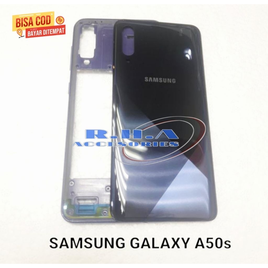Jual Casing Fullset Samsung Galaxy A50S SM-A507 Backdoor + Bezel Rangka ...