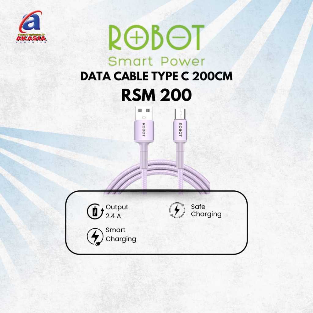 Jual ROBOT|KABEL CHARGER RSM 200 2.4A | Shopee Indonesia