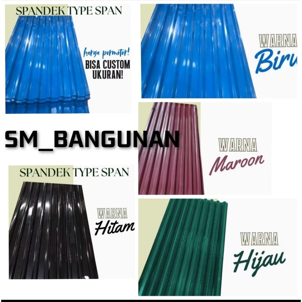 Jual Atap Spandek Type Span – Atap Galvalum Gelombang Kuat | Anti Karat ...