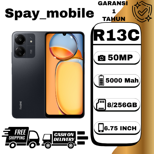Jual HP Xiaomi Redmi 13C Ram 8/256GB NFC 99% Baru kamera HD Original ...