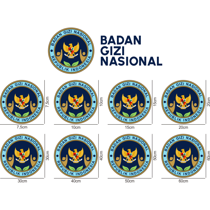 Jual STAR++ STICKER VINYL PREMIUM CUSTOM LOGO SPPG MBG BGN Badan Gizi ...