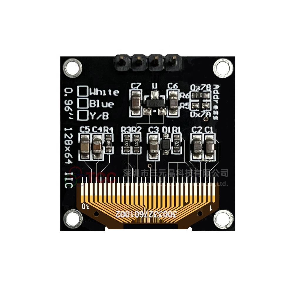 Jual OLED LCD 0.96 Inch 128x64 I2C Display Modul Arduino STM32 ESP8266 ...
