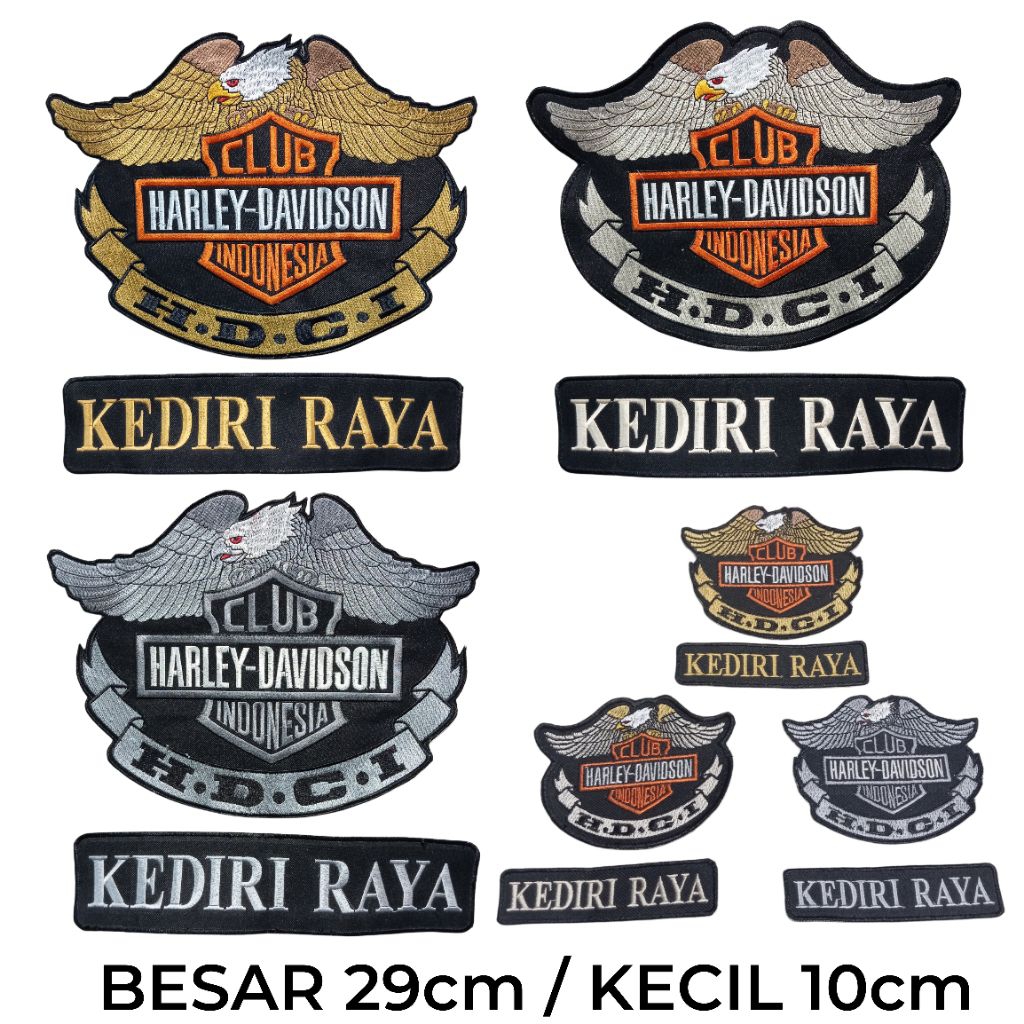 Jual LOGO HDCI KEDIRI RAYA, logo HDCI, harle, BACKPATCH | Shopee Indonesia
