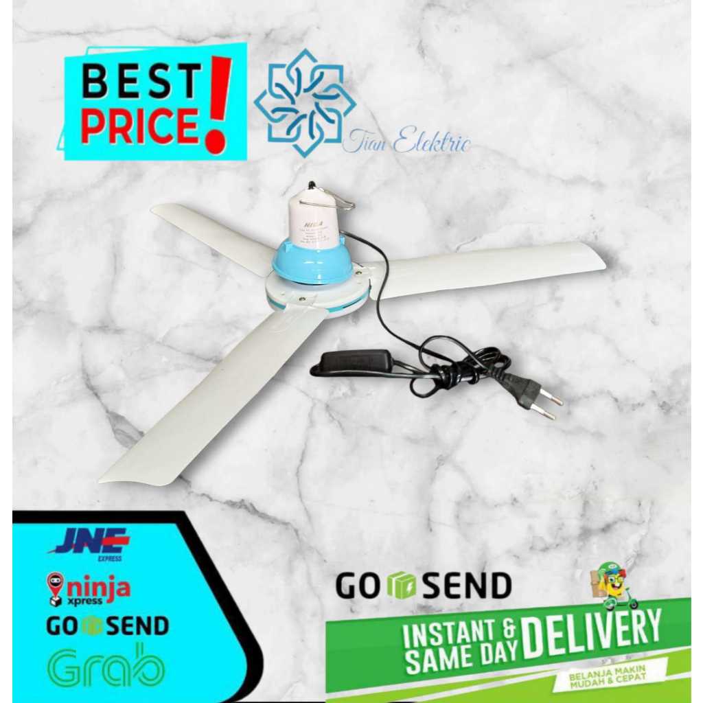 Jual NIGA Mini Ceiling Pan / Kipas Angin Gantung / Kipas Baling-Baling ...