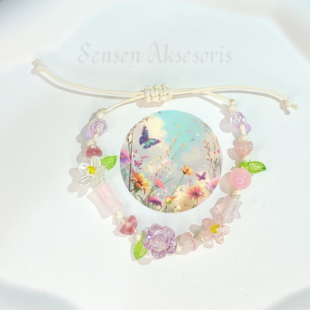 Jual Gelang tali manik manik/spring,summer,winter,autumn/handmade ...