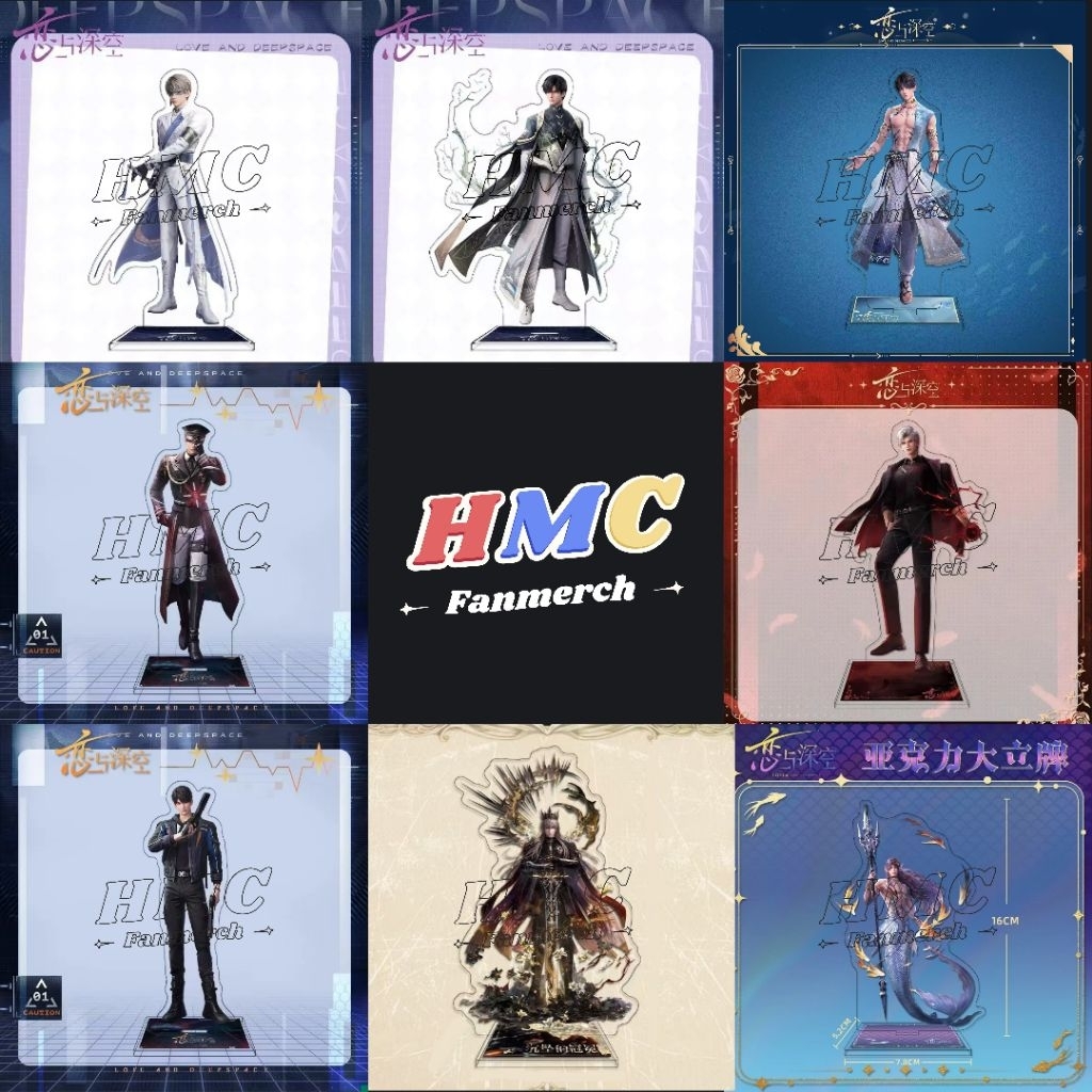 Jual [READY] Standee Akrilik Love and Deepspace Xavier Zayne Rafayel ...