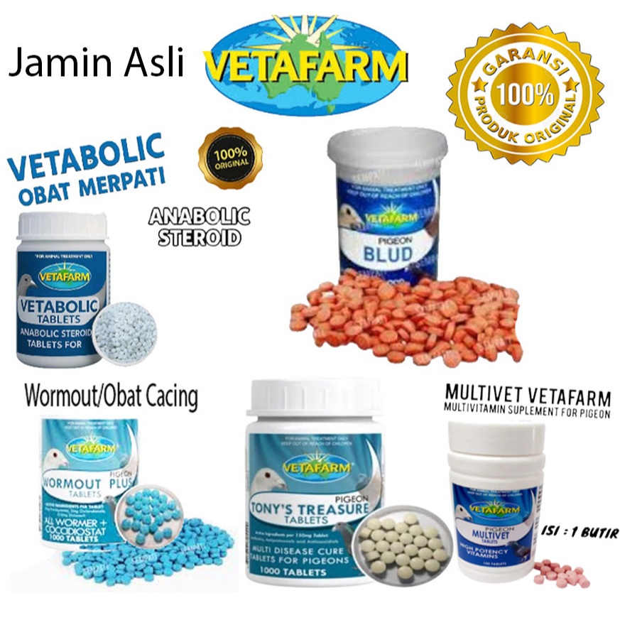 Jual Vetafarm Vetabolic / Blud / Wormout / Livertonic / Liverclen ...