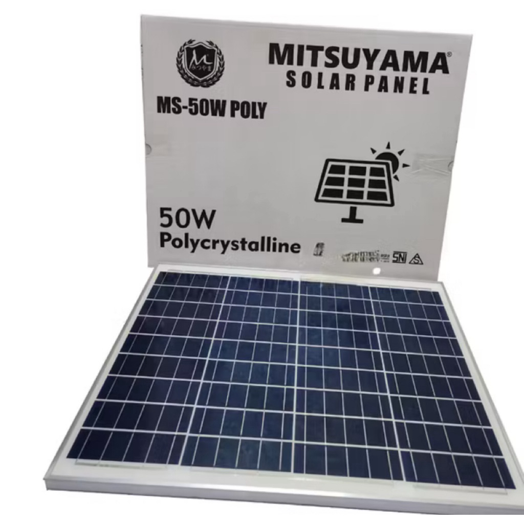 Jual Panel Surya 50Wp Polycrystalline Solar Panel 50W Mitsuyama SNI ...