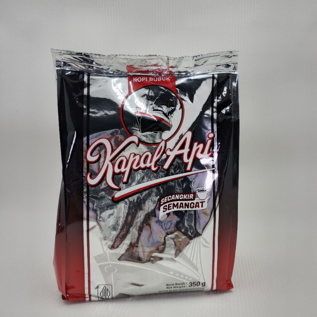 Jual ( silver ) Kopi bubuk kapal api tanpa gula 350gr | Shopee Indonesia