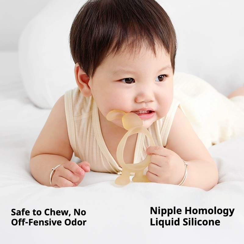 Jual Dr.Spock Rabbit Baby Teether Tongkat Gigi Bayi 0-1 Tahun YJ10 ...