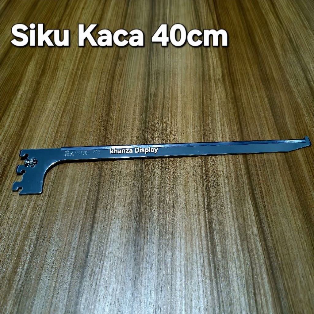 Jual Bracket Kaca/Ambalan siku Kaca 40cm 3mm | Shopee Indonesia