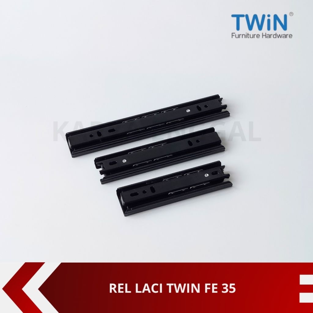 Jual Twin Rel Laci FE-35/ Rel Laci Double Full Extension | Shopee Indonesia