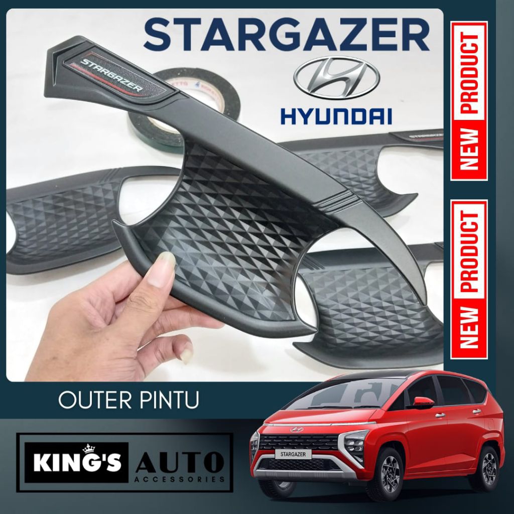 Jual Cover Outer Pintu Cover Pengaman Pintu Hyundai STARGAZER hitam ...