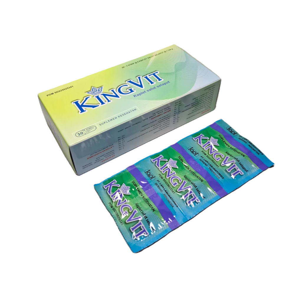 Jual Kingvit Box isi 5x6 Kapsul - Vitamin Program Hamil Kesuburan Pria ...