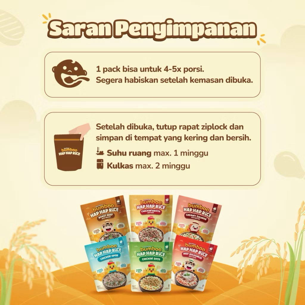 Jual Barefood Bumboo Hap Hap Rice 100% Beras Organik Tanpa Pestisida ...