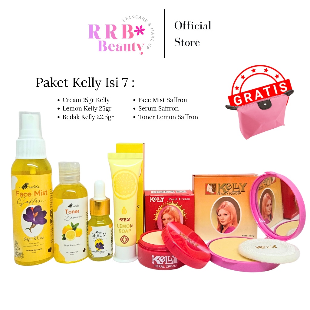 Jual GRATIS TAS!! - Paket Lengkap Kelly 3in1 Plus Serum + Toner & Spray ...