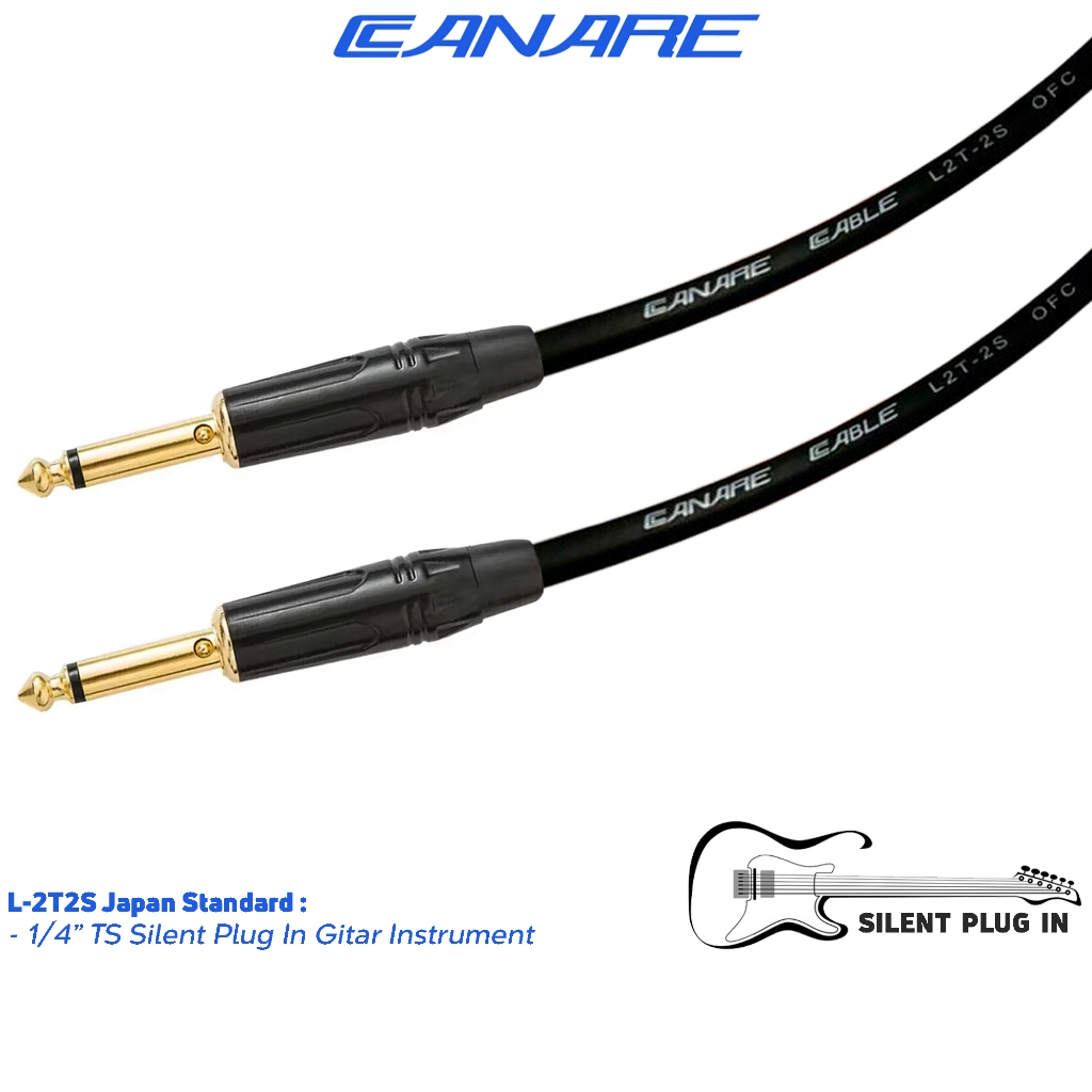 Jual Japan Standard | Kabel Instrument Gitar Silent Plug - Code: (JS ...