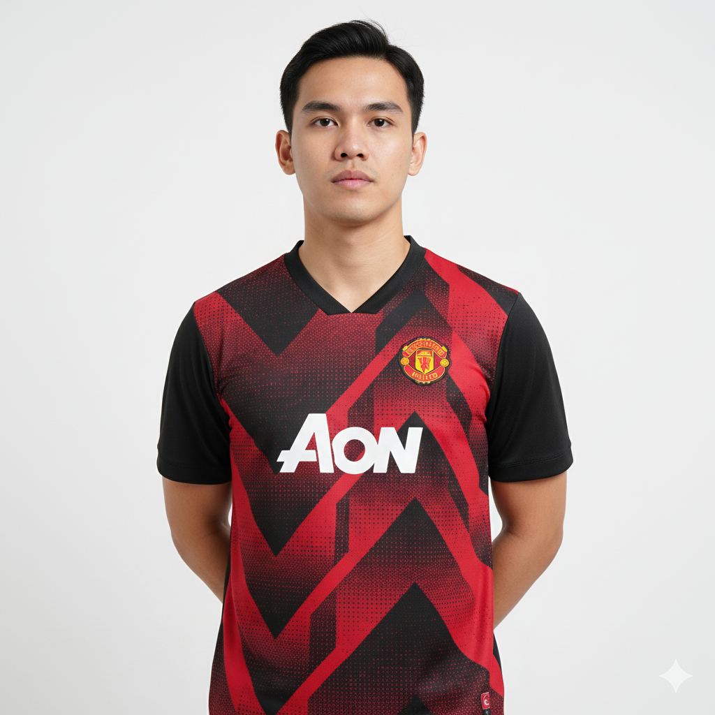 Jual Jersey Bola MU Warna Merah Kualitas Premium - Bahan Adem dan ...