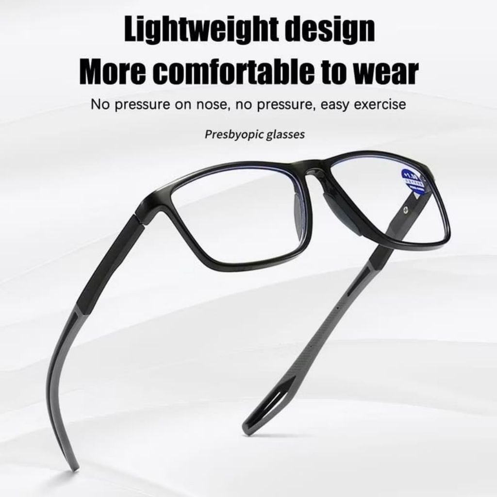 Jual Kacamata Baca Anti Radiasi Blue Light — Frame Ringan & Nyaman ...