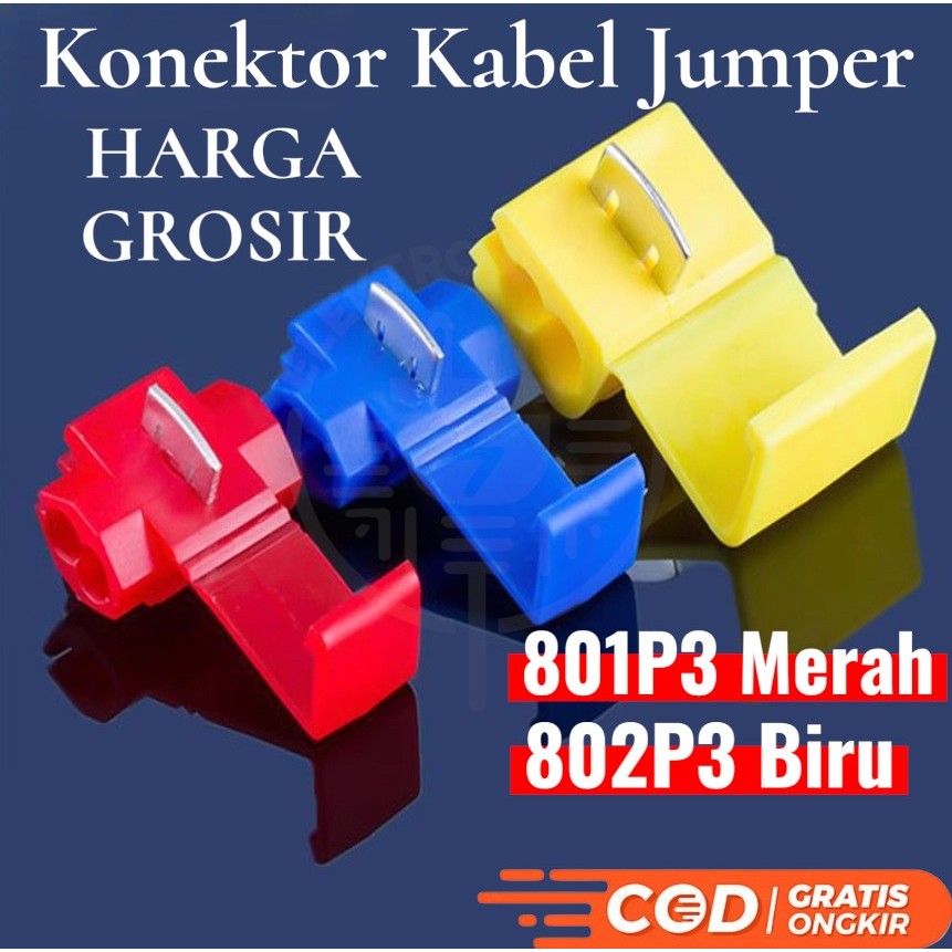 Jual [HARGA-GROSIR] SCOTCH LOCK QUICK TERMINAL CONNECTOR KONEKTOR KABEL ...